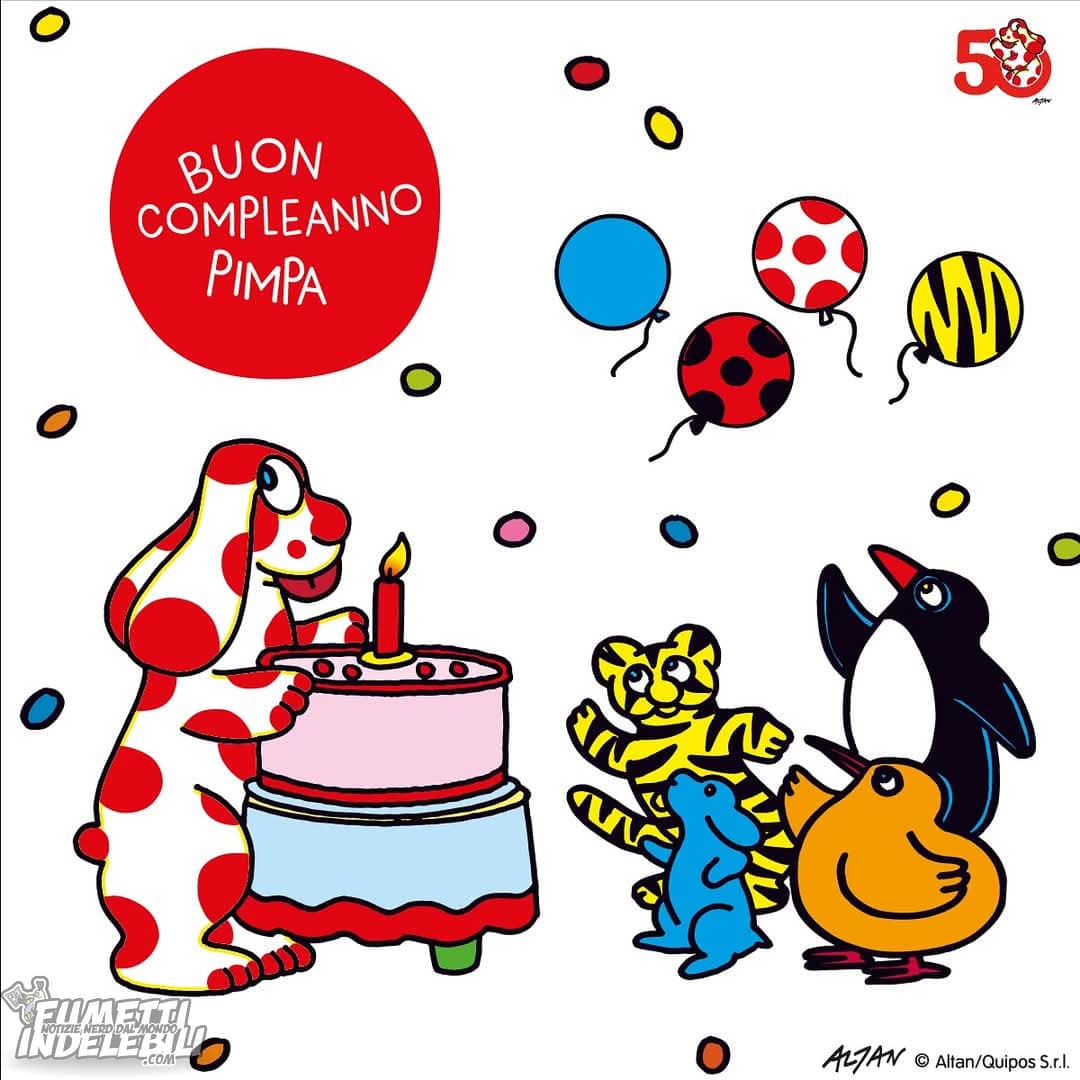 La Pimpa compie 50 anni ma ha sempre 5 anni | Fumettindelebili.com