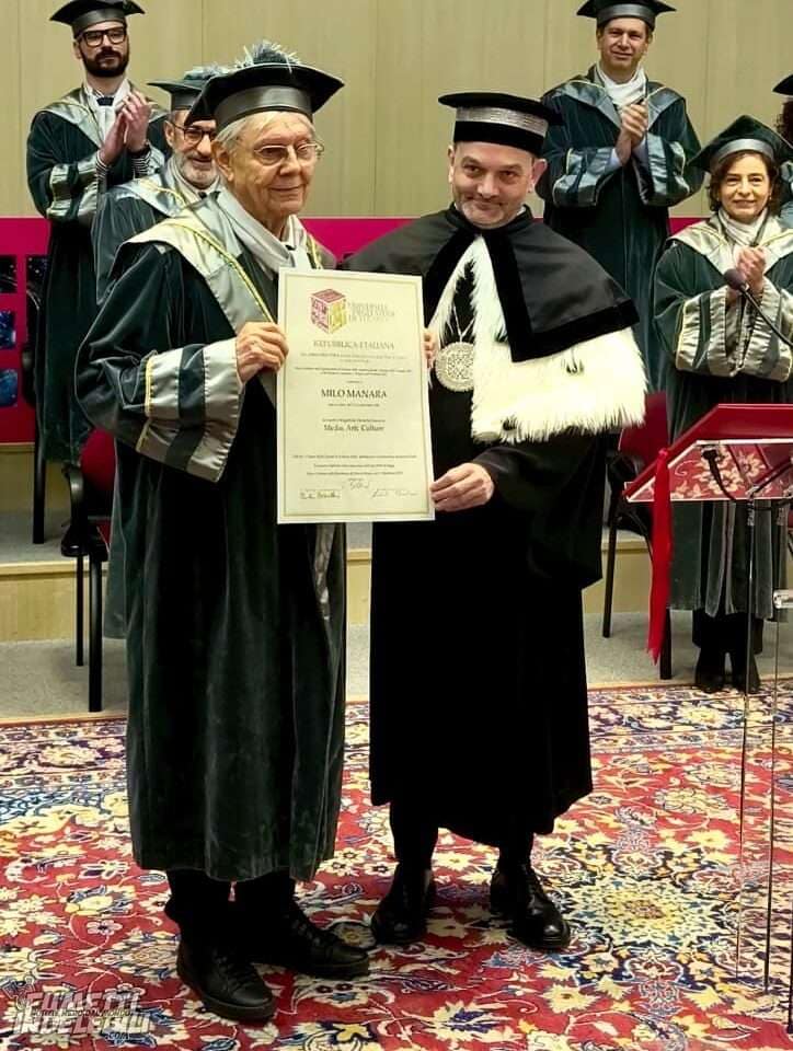 Laurea honoris causa a Milo Manara: l’arte che libera e racconta
